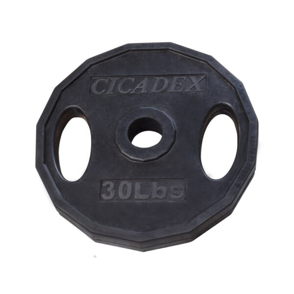 Disco metal cub. hule olímpico 2" | Cicadex Fitness Pro