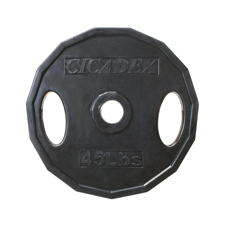 Disco metal cub. hule olímpico 2" | Cicadex Fitness Pro